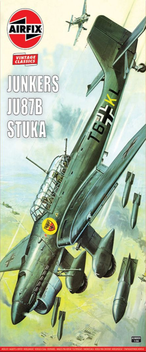 Airfix - 1/24 Junkers JU87B Stuka (Vintage Classic) – Jix Hobbies