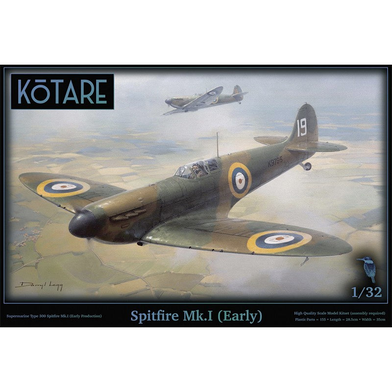 Kotare - 1/32 Spitfire MK.I (Early) – Jix Hobbies