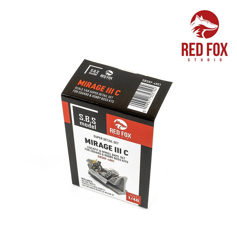 Red Fox Studio SBSRF-4801 - 1/48 Mirage III C (for Hobby Boss kit) – Jix Hobbies