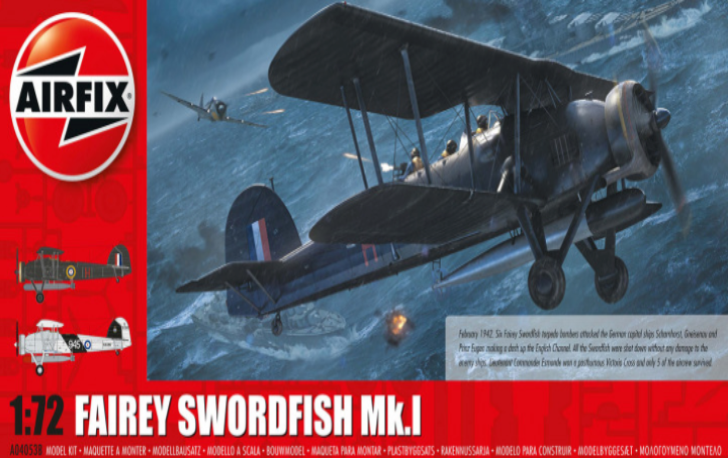 Airfix - 1/72 Fairy Swordfish MK.I Channel Dash 80th – Jix Hobbies