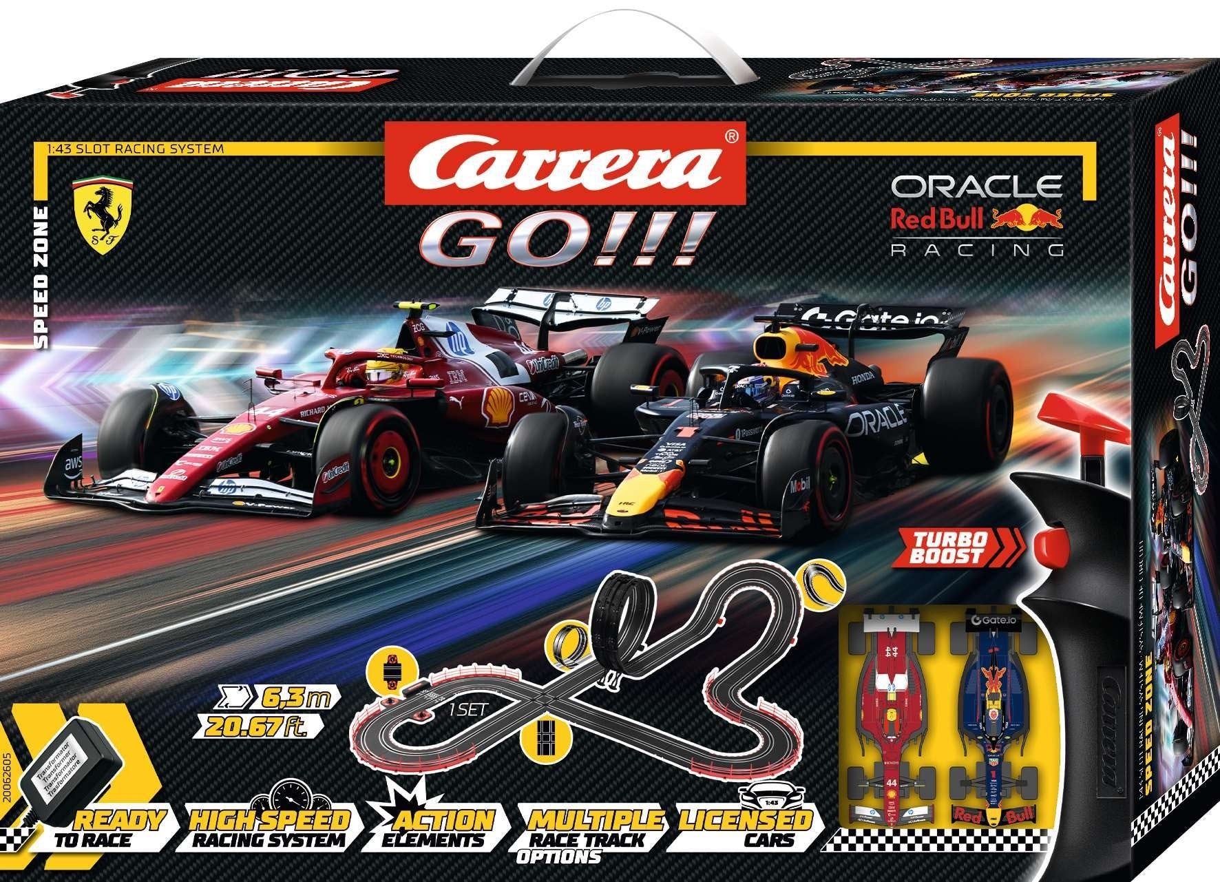 Carrera - GO!!! 1/43 Speed Zone Slot Car Set - 6.3m Long – Jix Hobbies