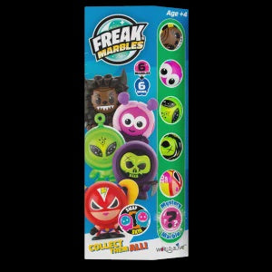 Freak Marbles - Set of 6 Marbles & Skins In Totem Box (Pack C) – Jix ...