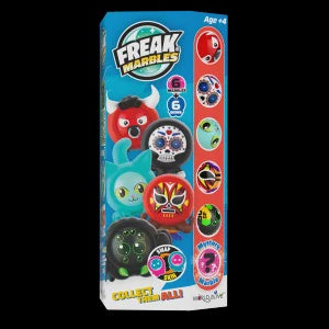 Freak Marbles - Set of 6 Marbles & Skins In Totem Box (Pack D) – Jix ...