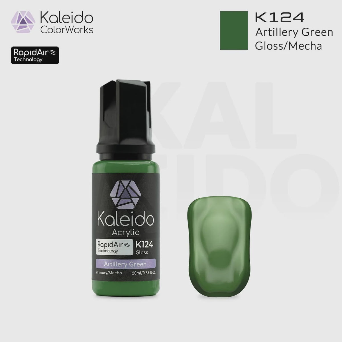 Kaleido - K124 Artillery Green - Gloss (20ml) – Jix Hobbies