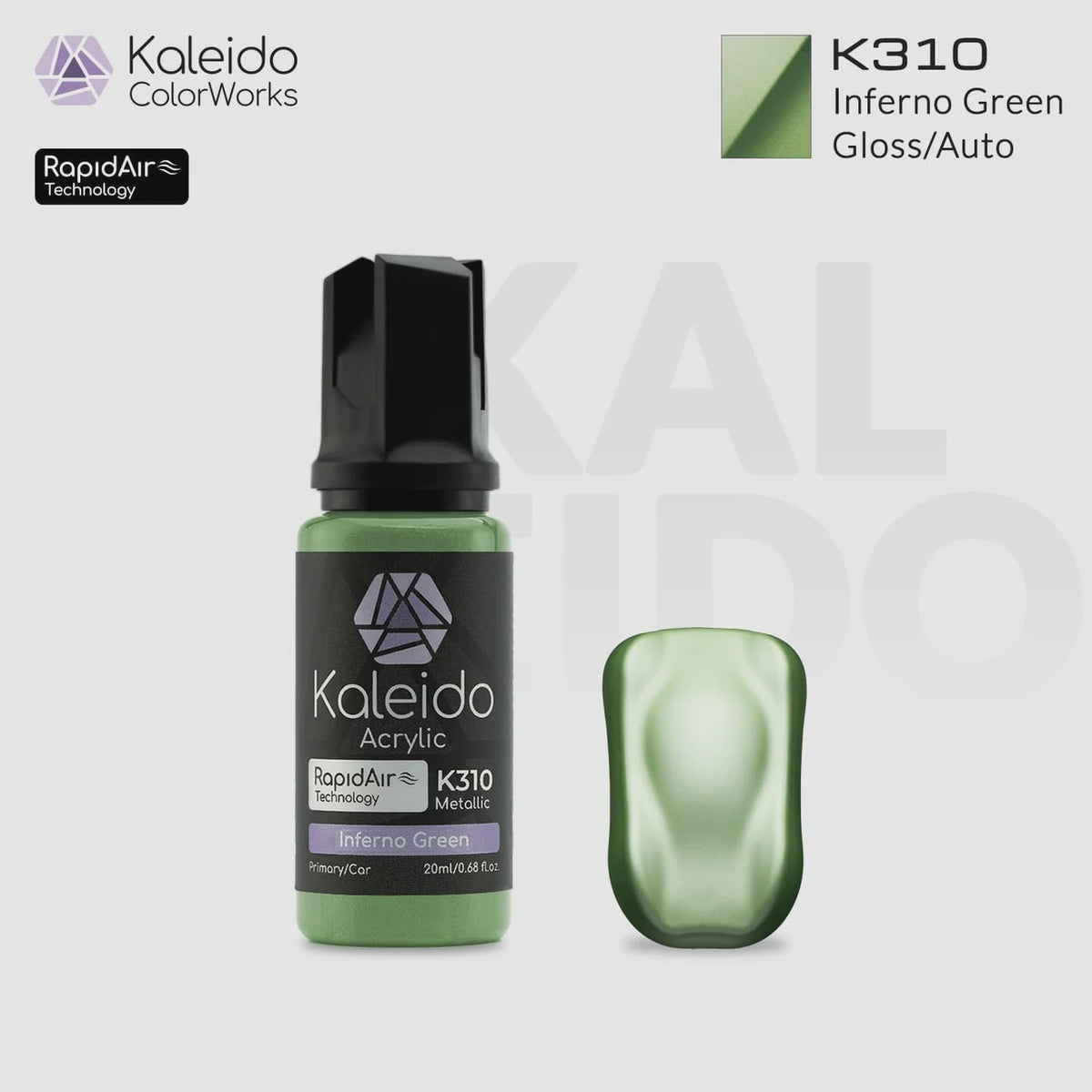 Kaleido - K310 Inferno Green - Metallic (20ml) – Jix Hobbies