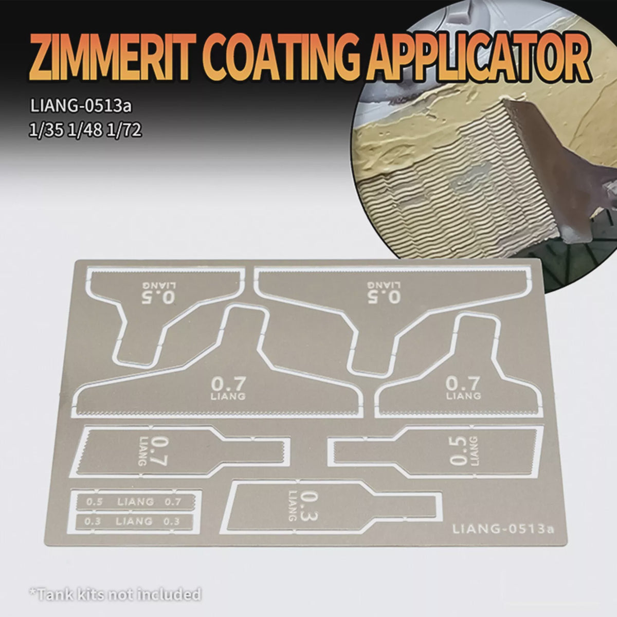 LIANG - Zimmerit Coating Applicator (Scale 1/35 - 1/48 - 1/72) – Jix ...
