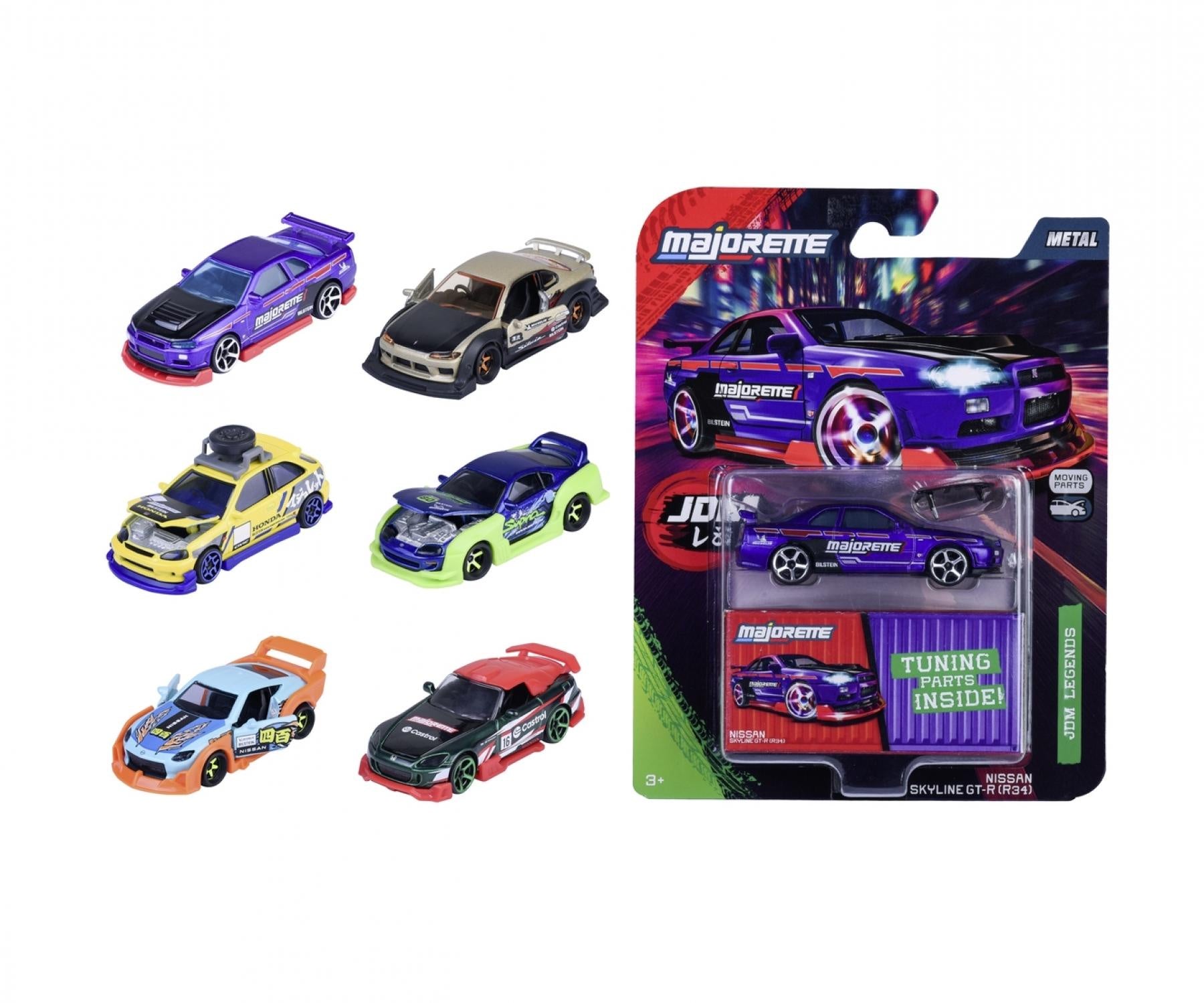 Majorette - JDM Legends Deluxe Cars (Assortment) – Jix Hobbies