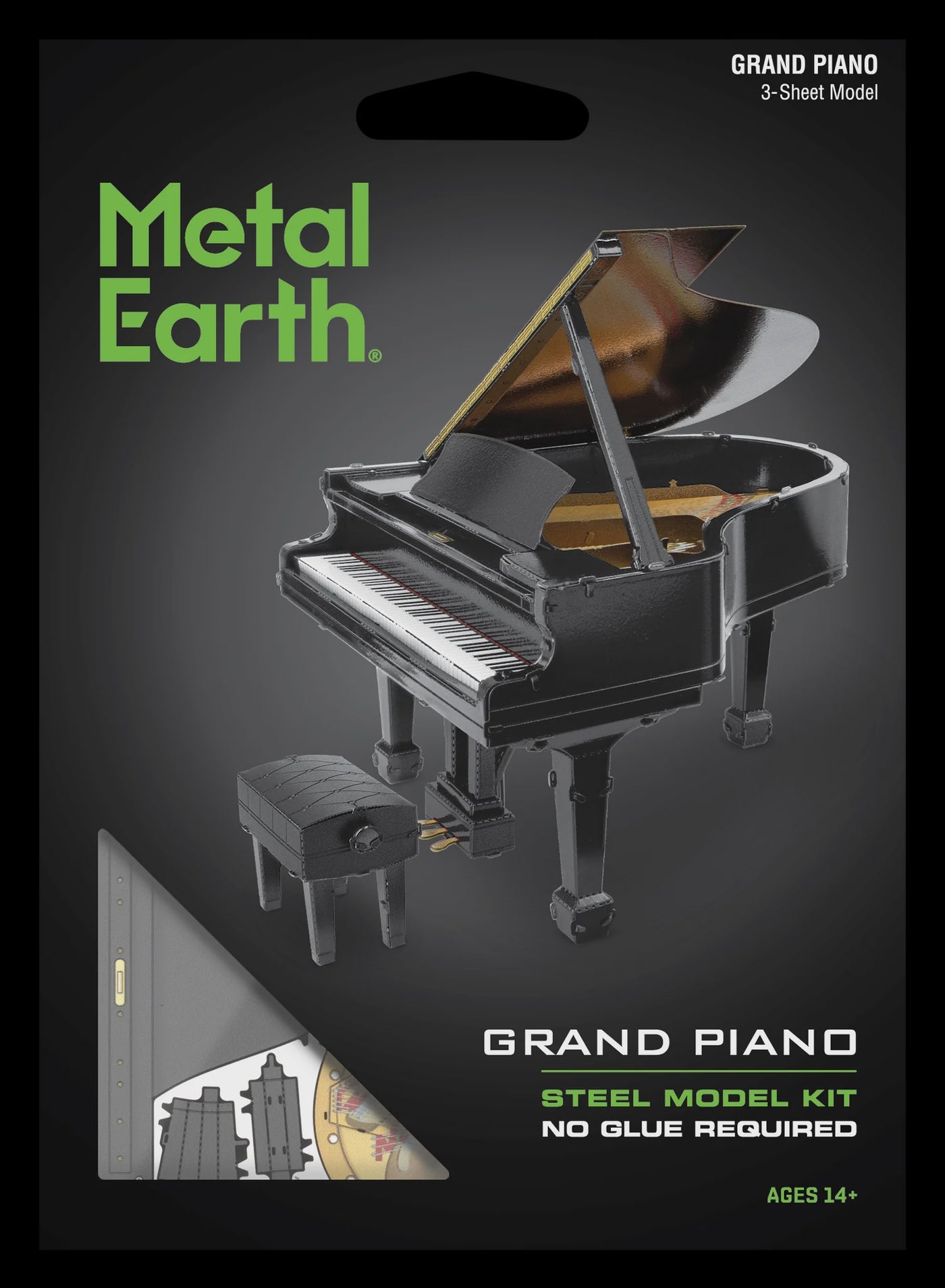 Metal Earth - Grand Piano - New – Jix Hobbies
