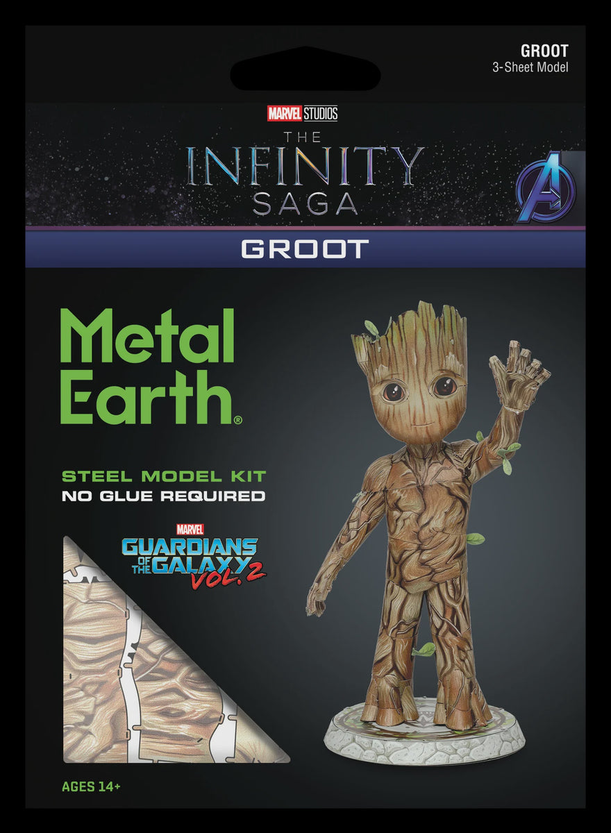 Metal Earth - Marvel - Groot – Jix Hobbies