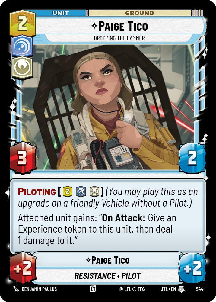 SWU - Paige Tico - Dropping the Hammer (544) (Foil) – Jix Hobbies
