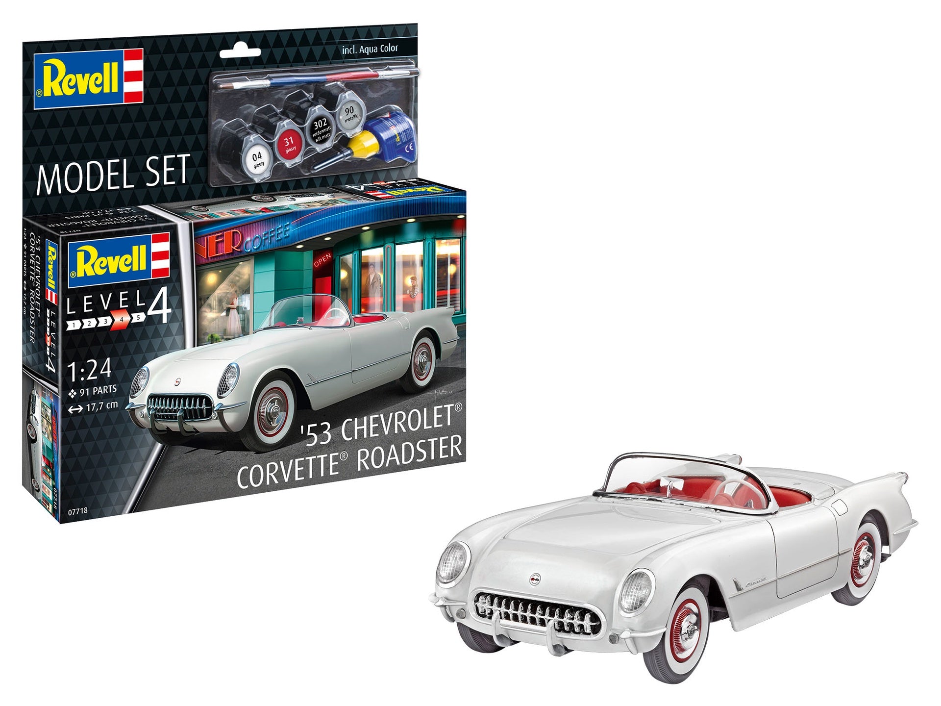 Revell - 1/24 Corvette Roadster 1953 (Model Set incl. Paint) – Jix Hobbies