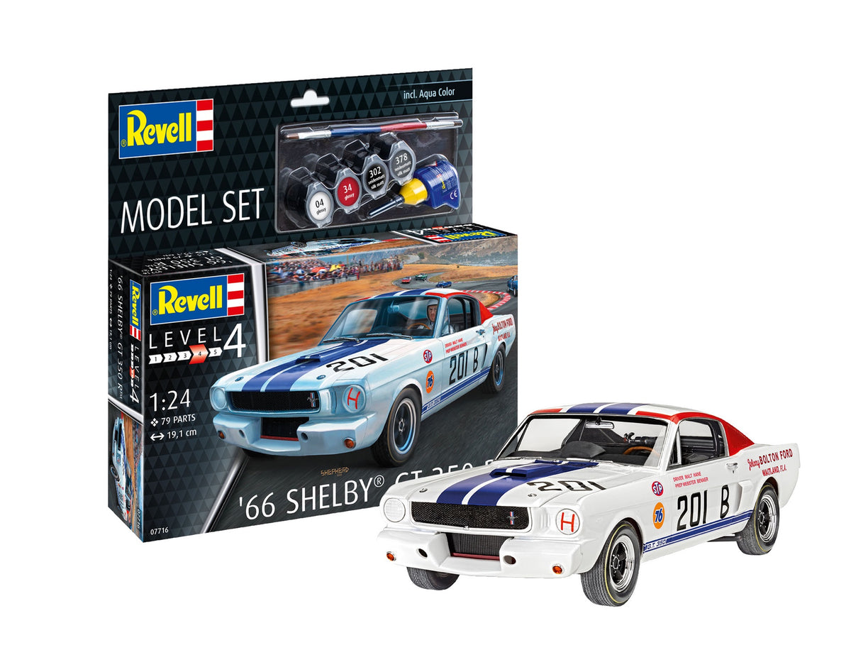 Revell - 1/24 Shelby GT 350 R 1965 (Model Set Incl. Paint) – Jix Hobbies
