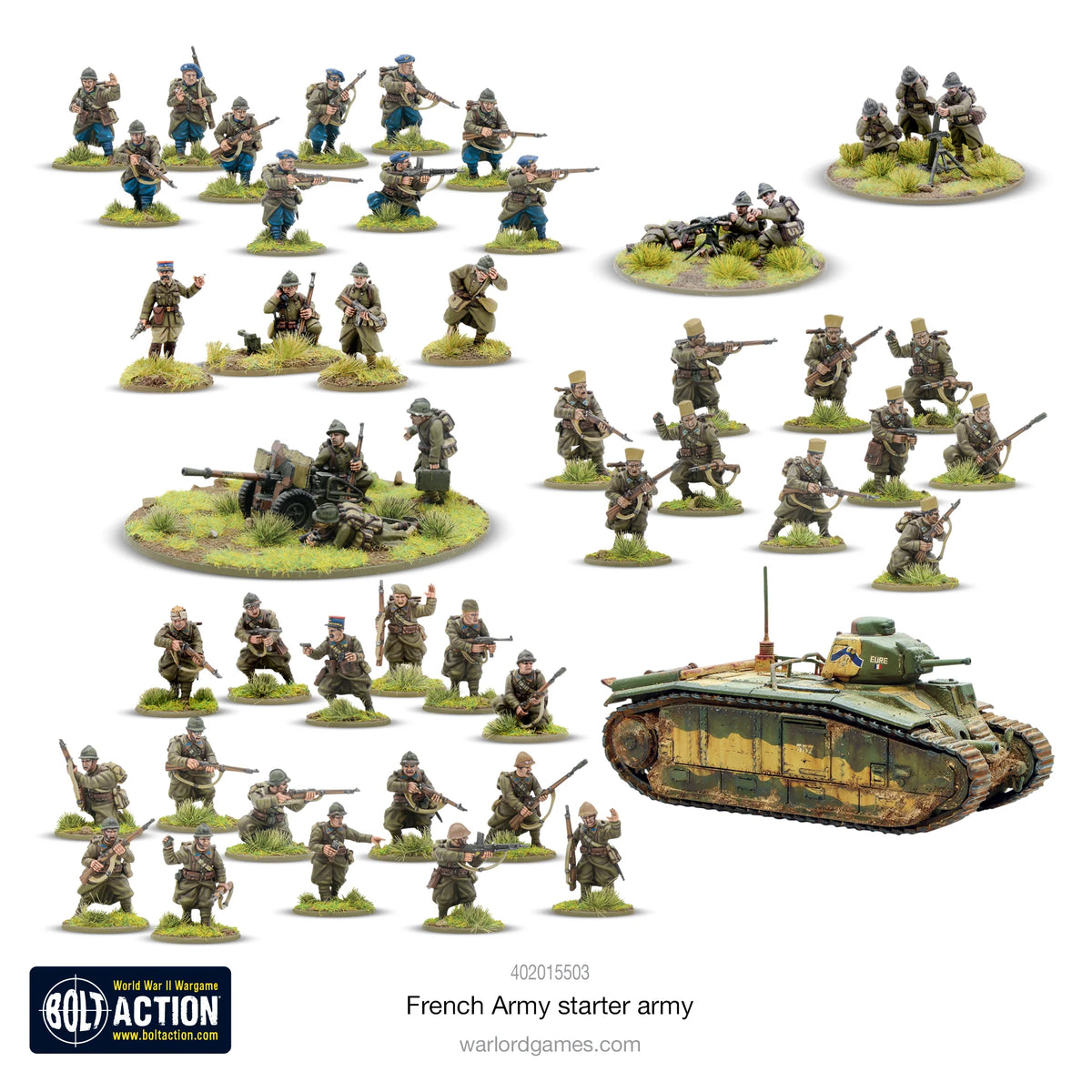 Warlord - Bolt Action French Army Starter Army – Jix Hobbies