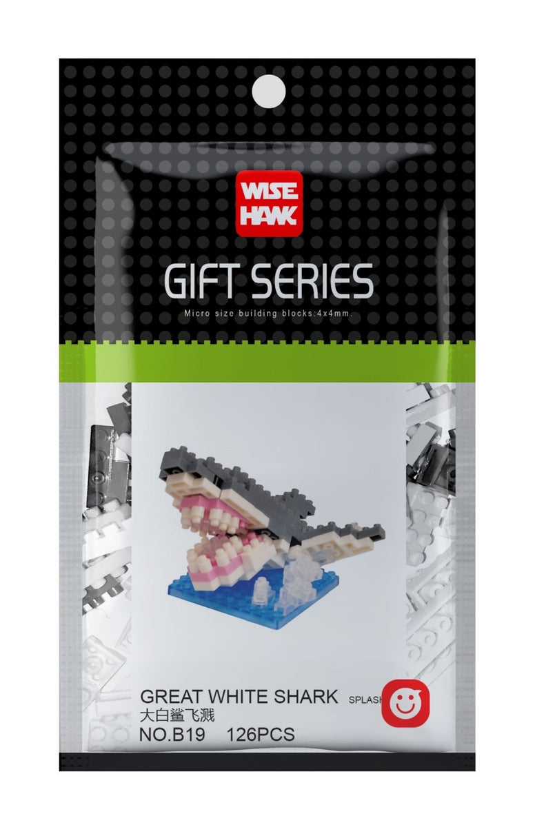 Wisehawk - Great White Shark Micro Block (126pcs) – Jix Hobbies