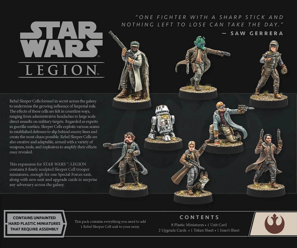 Star Wars Legion: Rebel Sleeper Cell Unit Expansion – Jix Hobbies