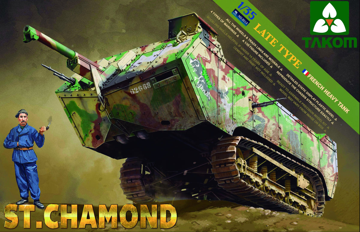 Takom - 1/35 WWI St.Chamond Late Type – Jix Hobbies