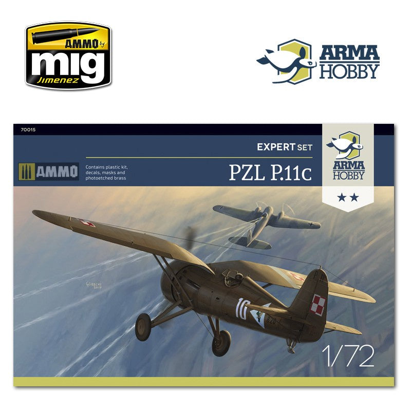 ARMA Hobby - 1/72 PZL P.11c Expert Set – Jix Hobbies