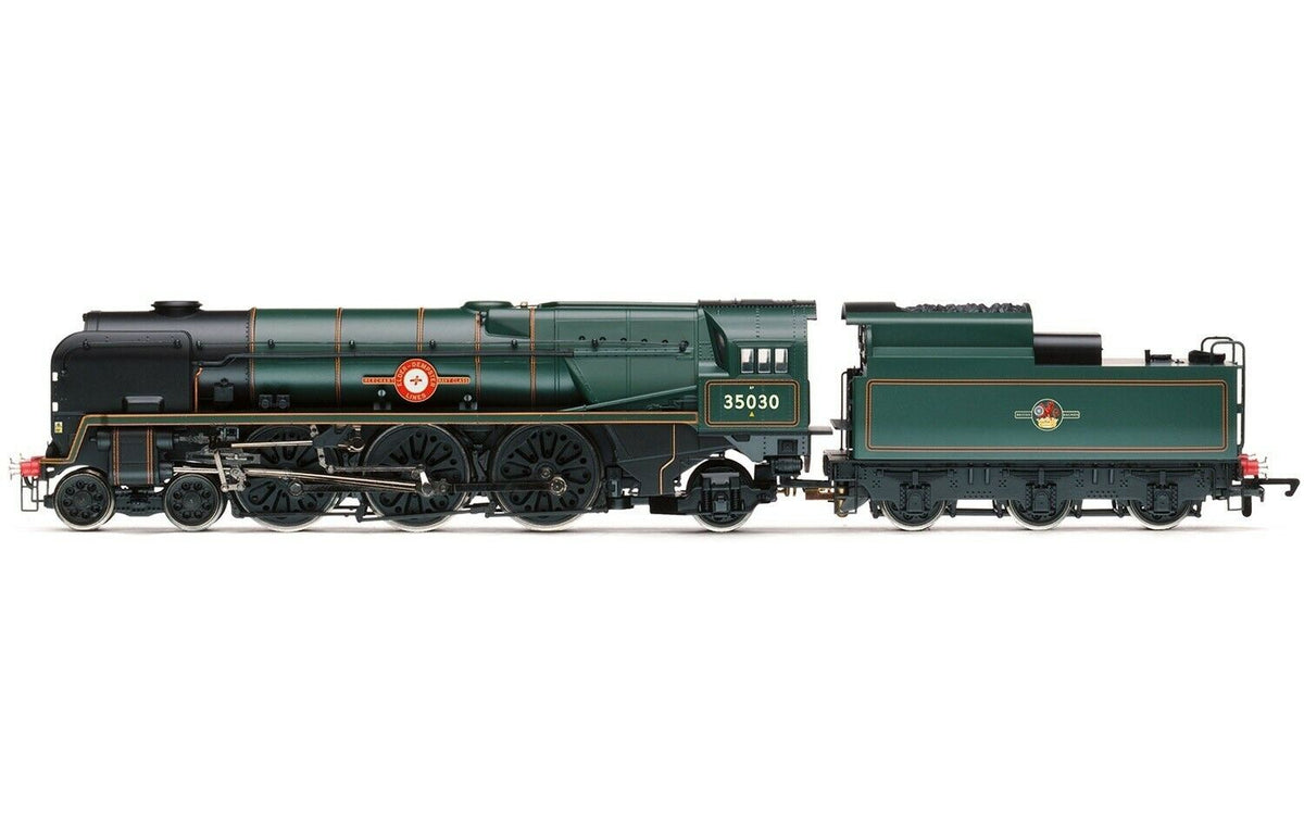 Hornby - BR Rebuilt Merchant Navy Class 4-6-2 35030 (R3617) – Jix Hobbies