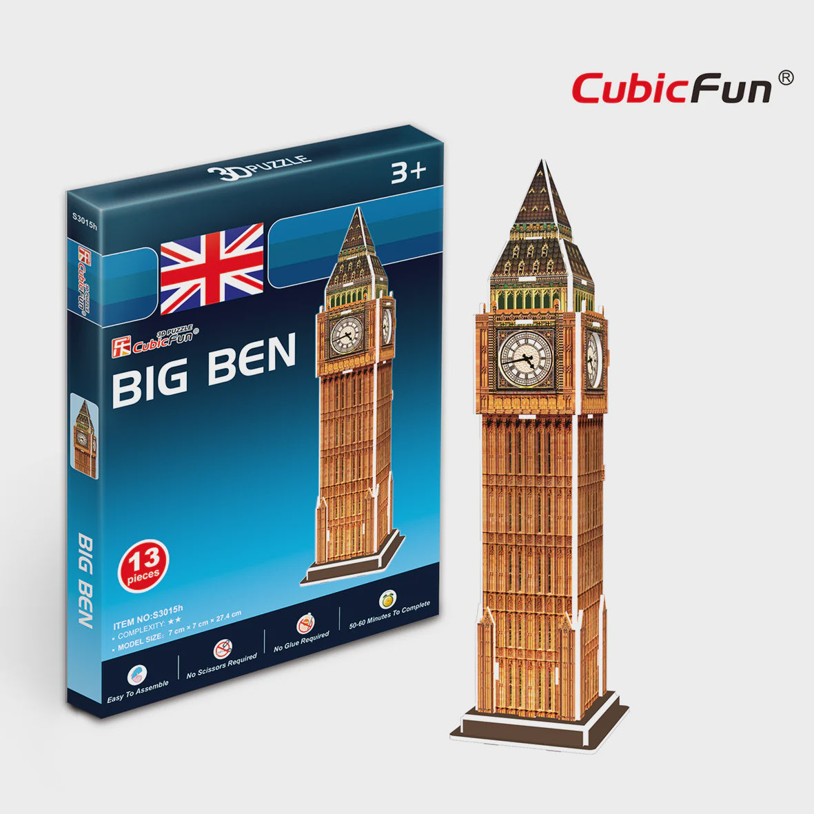Cubic Fun - Big Ben (UK) (13pcs) (3D) – Jix Hobbies