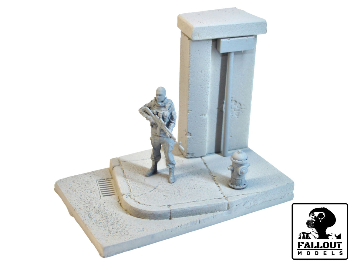 Fallout Models - 1/24 Modern Street Corner – Jix Hobbies