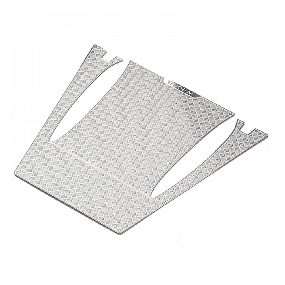 GRC - Stainless Steel Engine Cover Plate Silver For Traxxas 1/18 TRX-4 ...