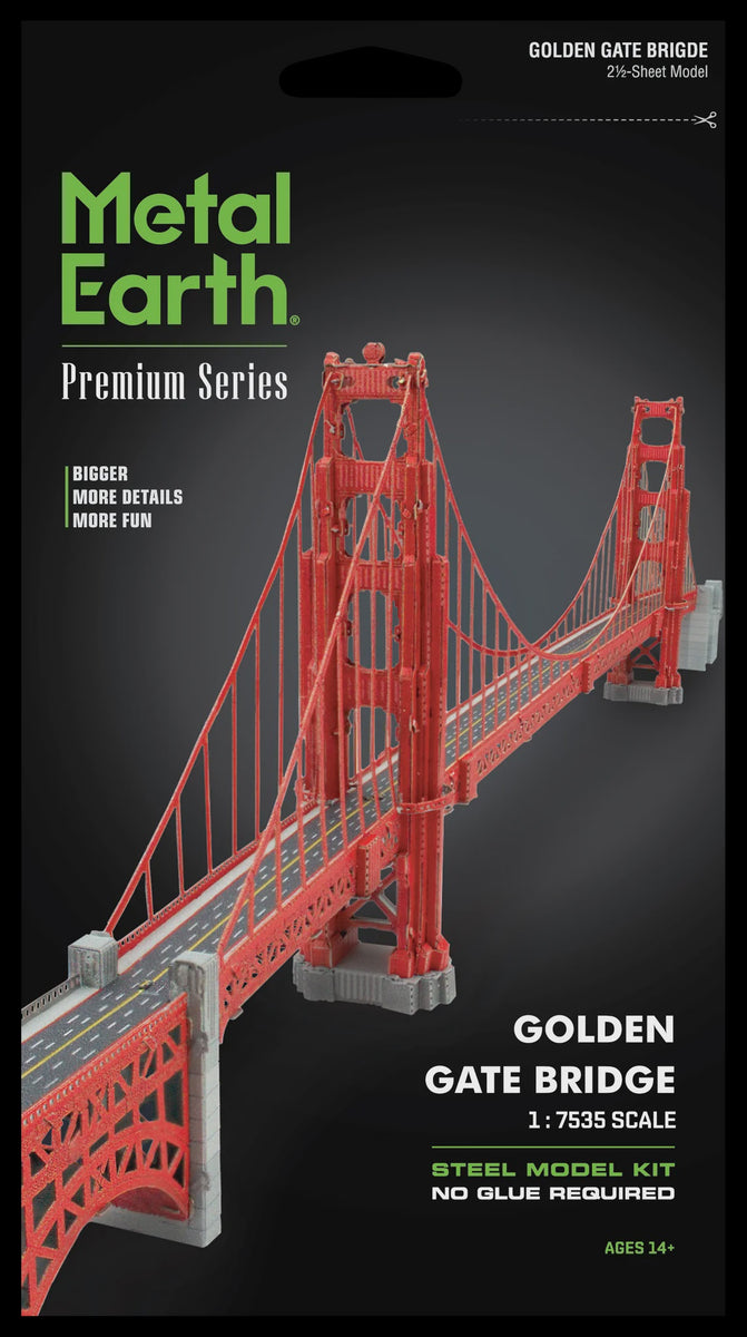Metal Earth - Golden Gate Bridge (Premium Series) – Jix Hobbies