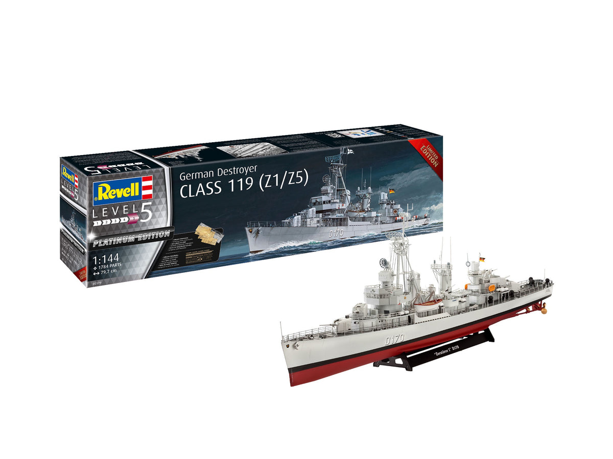 Revell - 1/144 Destroyer Class 119 (Z1/Z5) Platinum Ed. – Jix Hobbies