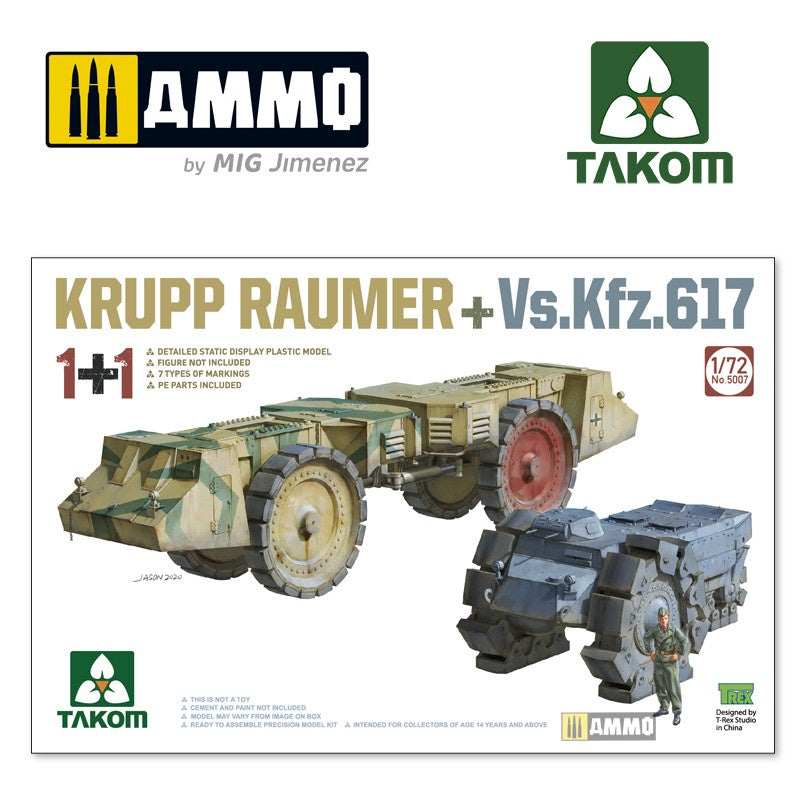 Takom - 1/72 Krupp Raumer + Vs.Kfz.617 (1+1) – Jix Hobbies