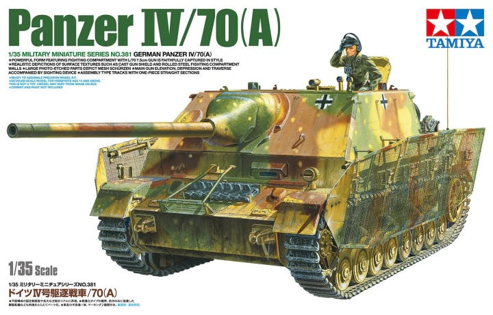 Tamiya - 1/35 German Panzer IV/70(A) – Jix Hobbies